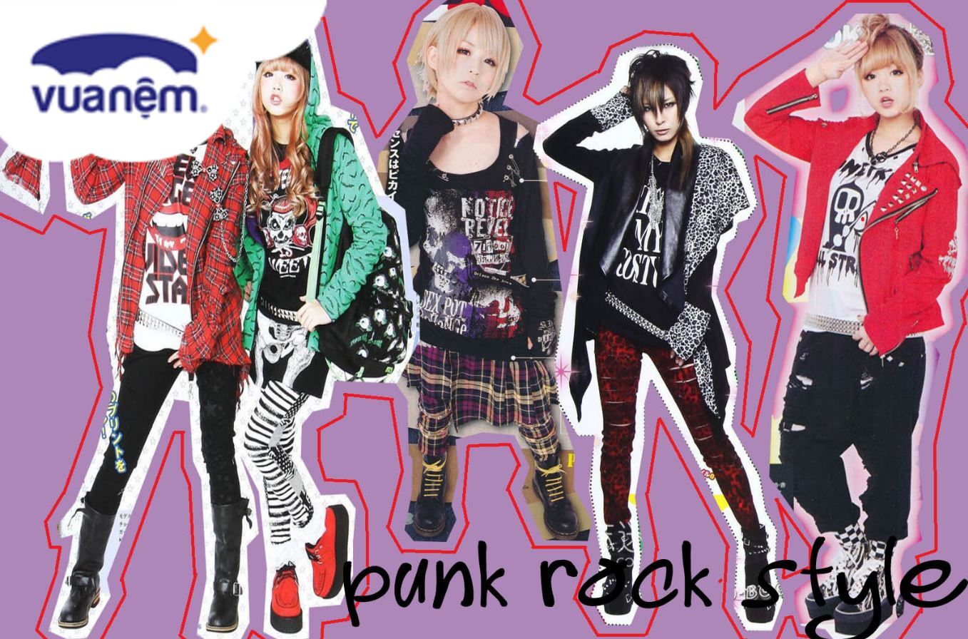 Hướng dẫn cách phối đồ theo phong cách punk rock style cool ngầu và cá ...