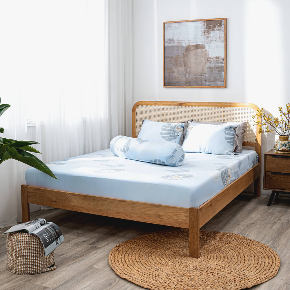Bộ Ga Chun AMD Bliss Tencel 4 chi tiết mã TC004